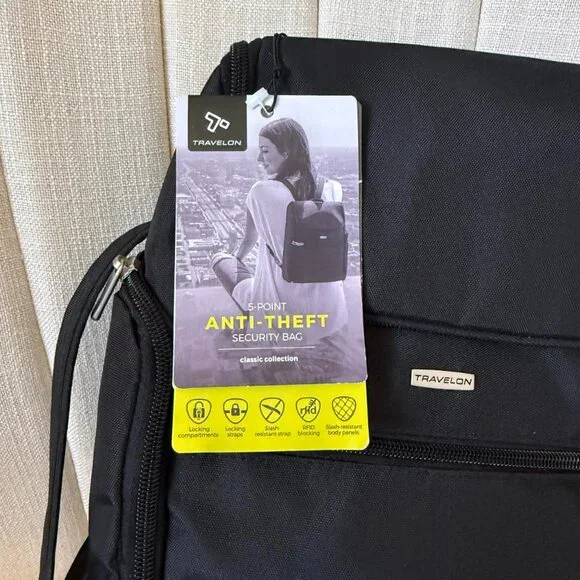 Travelon | Bags | Damage New Travelon Antitheft Classic Small ...